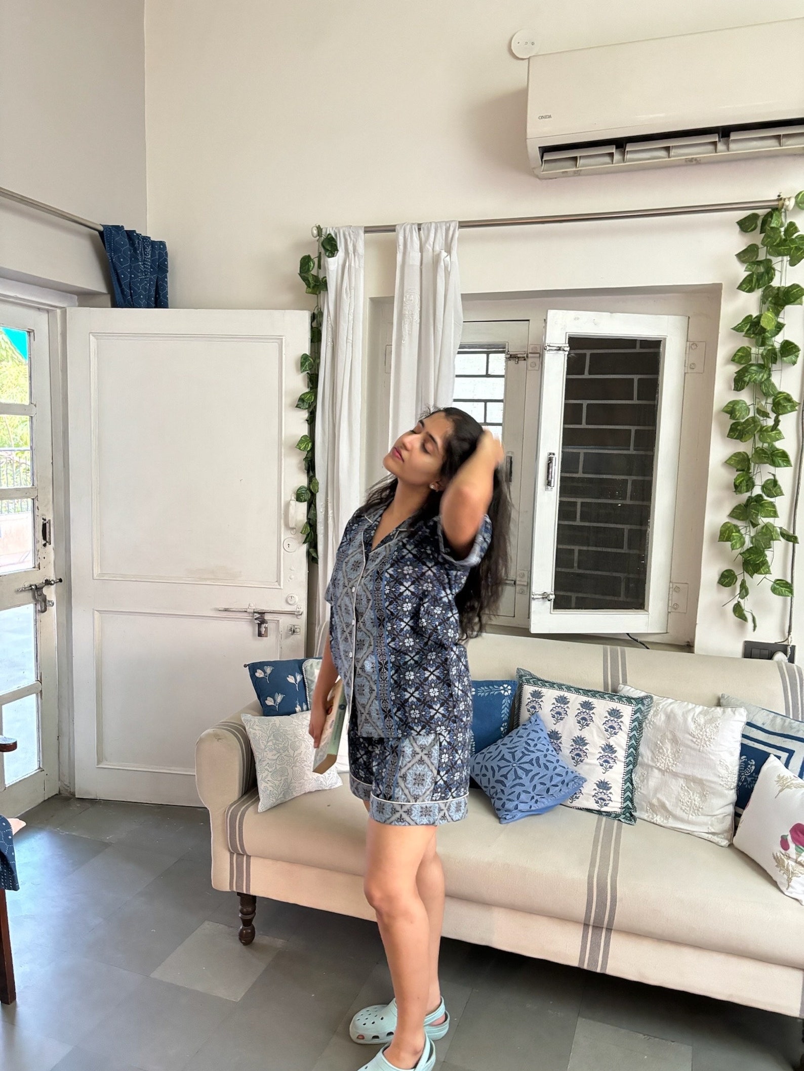 Pajama Set for Women, PJ Set, Indian Shorts PJ Set Unisex PJ Set Night ...