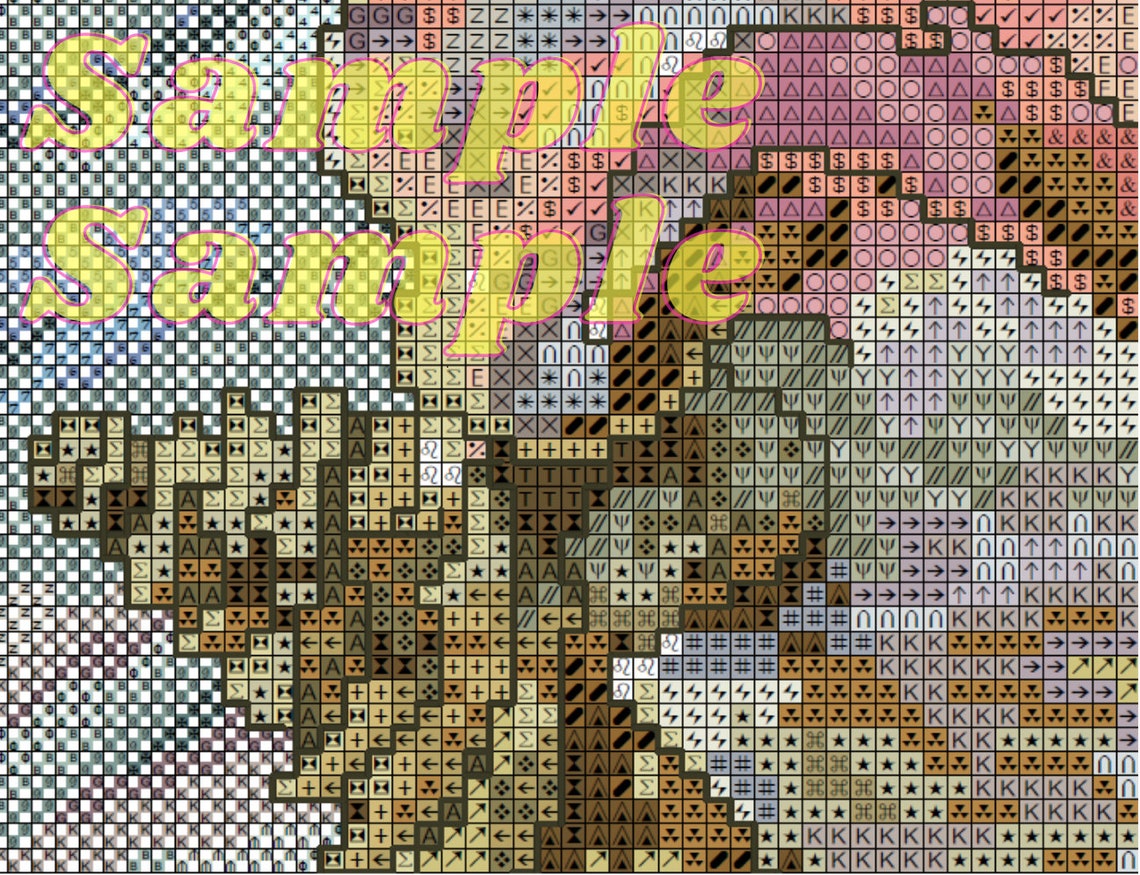 Easy Cross Stitch Pattern, Shell Design, Watercolor Sea Shell Counted ...