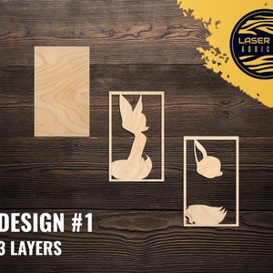 Laser Cut Fox Svg File Glowforge File Laser Cutting Design 2 Designs ...