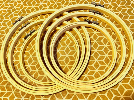 Embroidery Frame Set / 6 Pieces / Bamboo Frame for Embroidery | Etsy