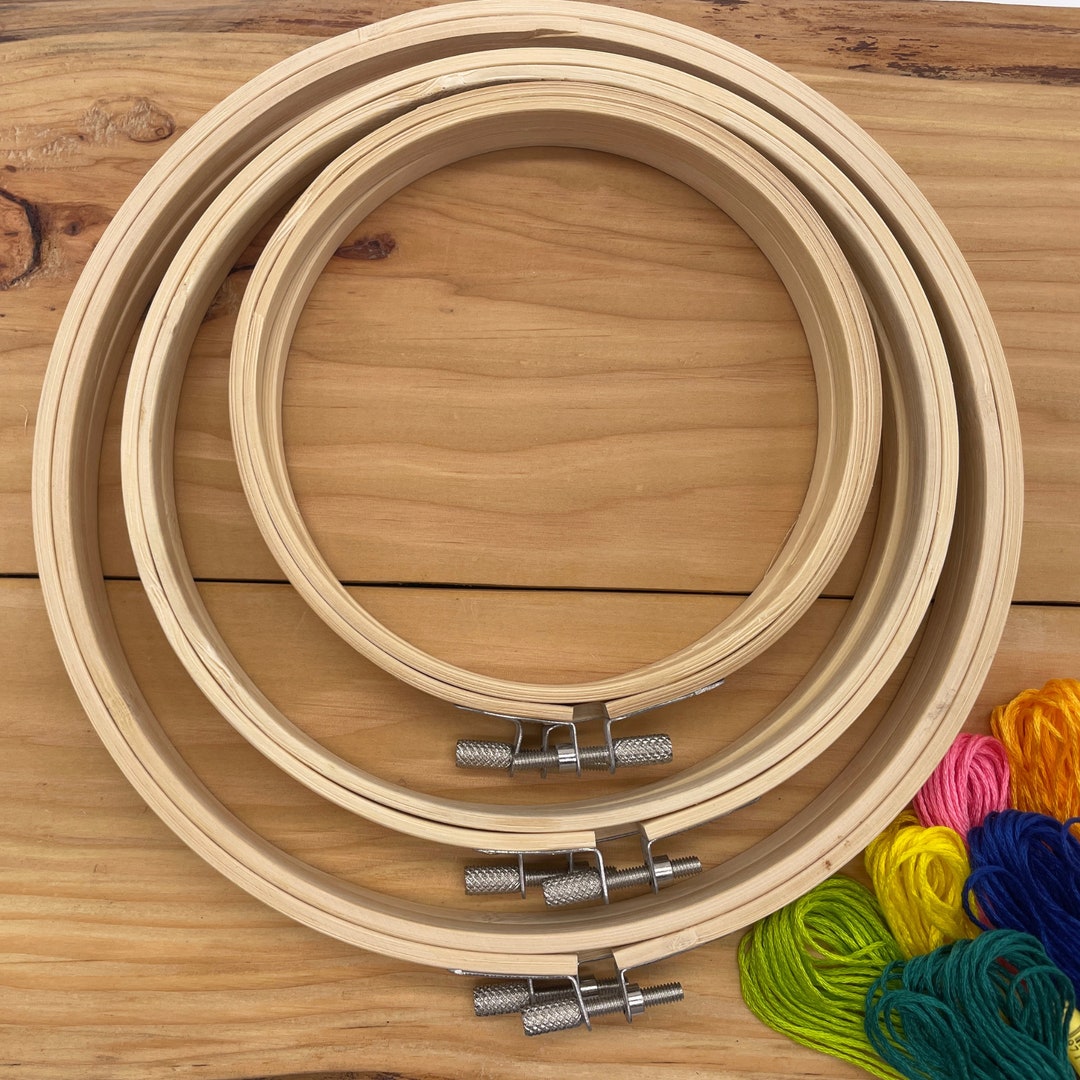 Embroidery Frame Set / 6 Pieces / Bamboo Frame for Embroidery / Picture ...