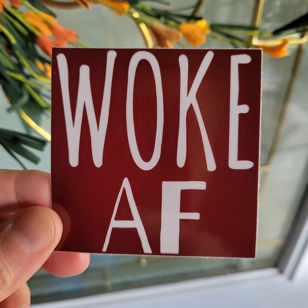 Woke Bumper Sticker - Etsy