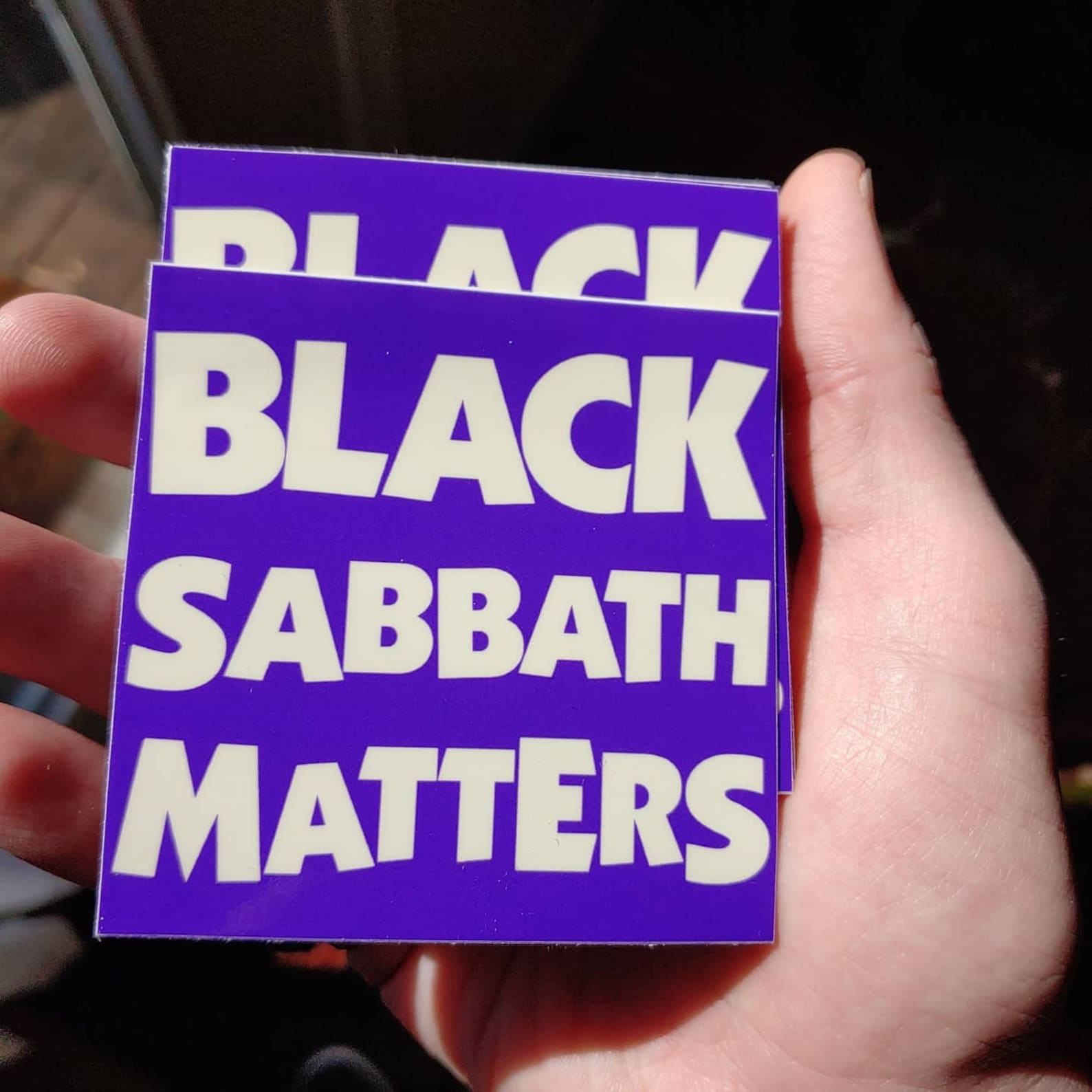 Black Sabbath Matters sticker 3x3 glossy | Etsy
