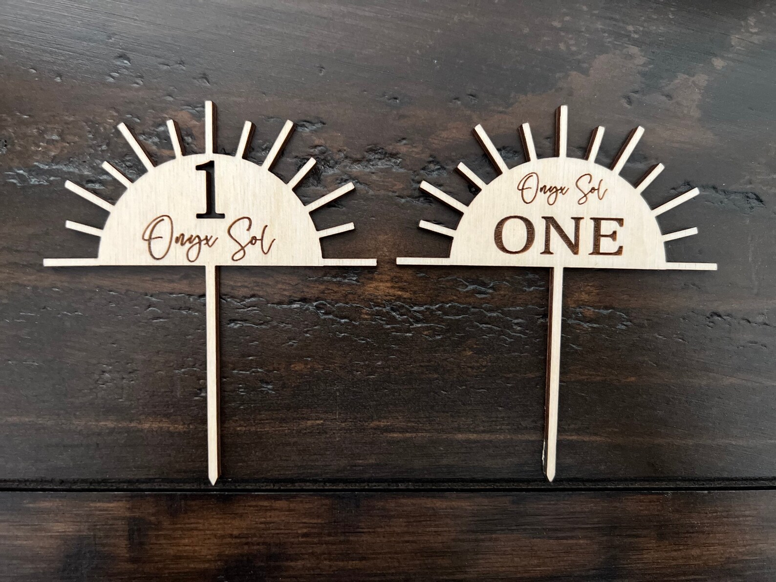 Half Sun Cake Topper Cake Topper Sun Cake Topper Boho | Etsy