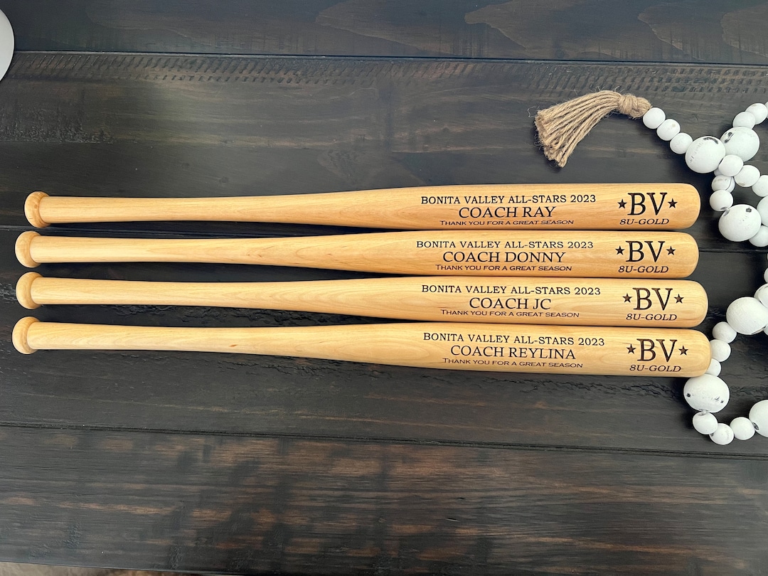 Mini Bats | Personalized Mini Bats | Custom Mini Bats | Team Gifts | Baseball Gift | Softball ...