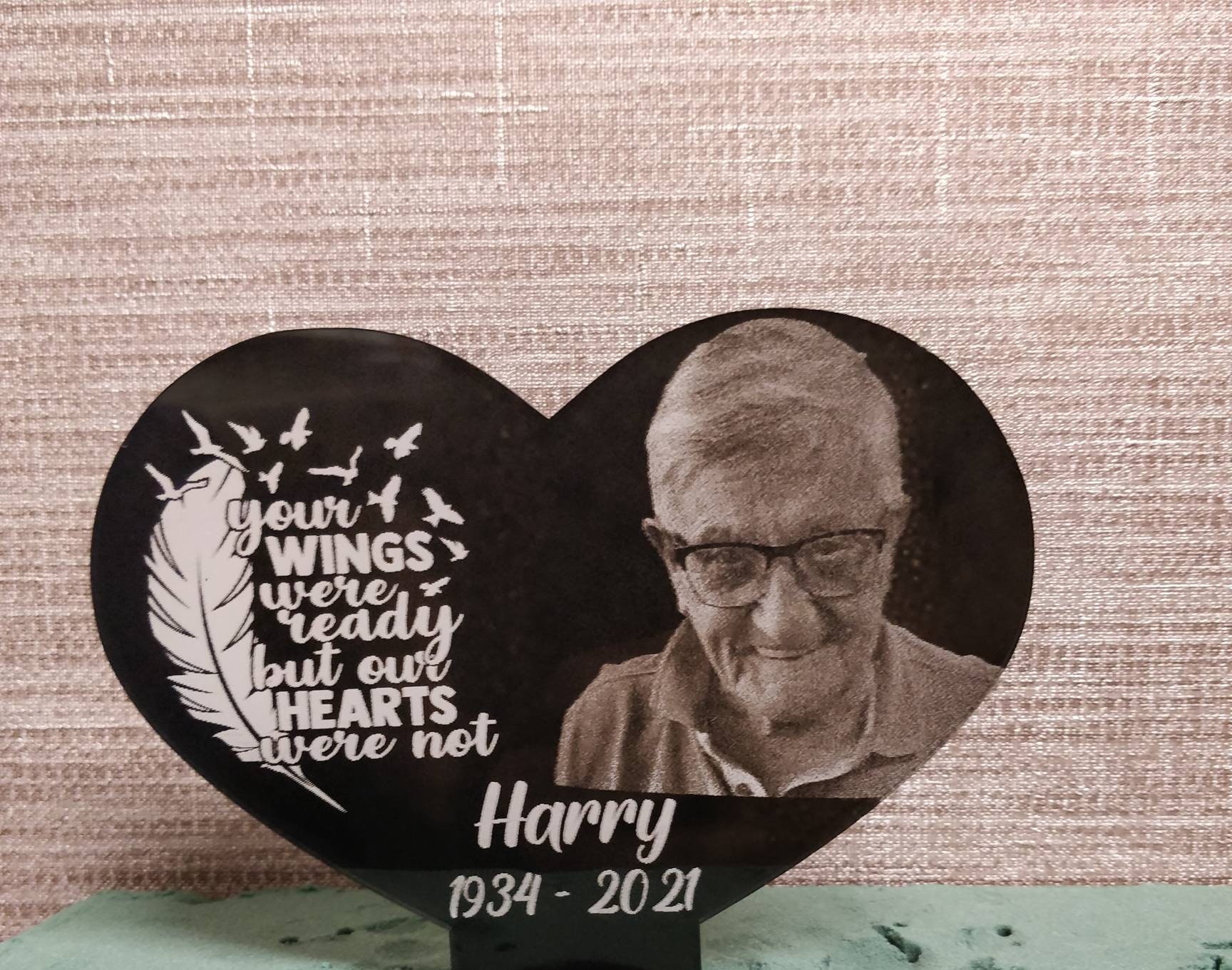 Memorial Photo Plaque - Etsy UK