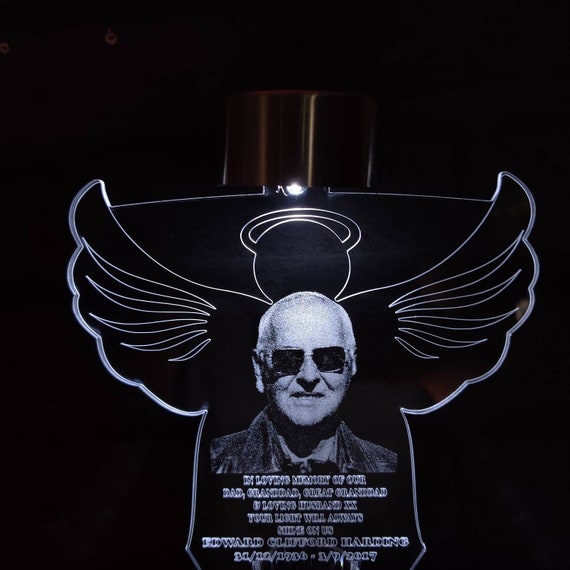 Memorial Solar Led Light - Etsy