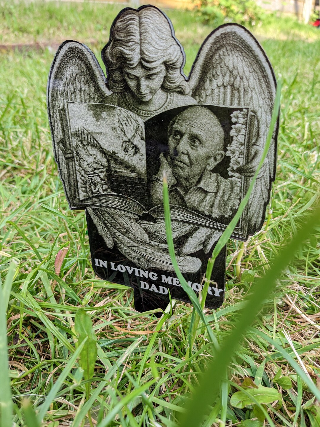 Angel Staircase Personalised Photo Memorial Plaque - Etsy