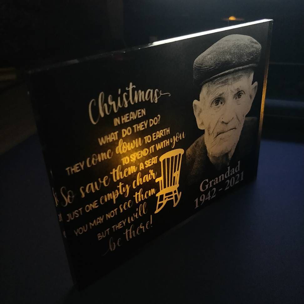 Personalised Free Standing Memorial Block | Etsy