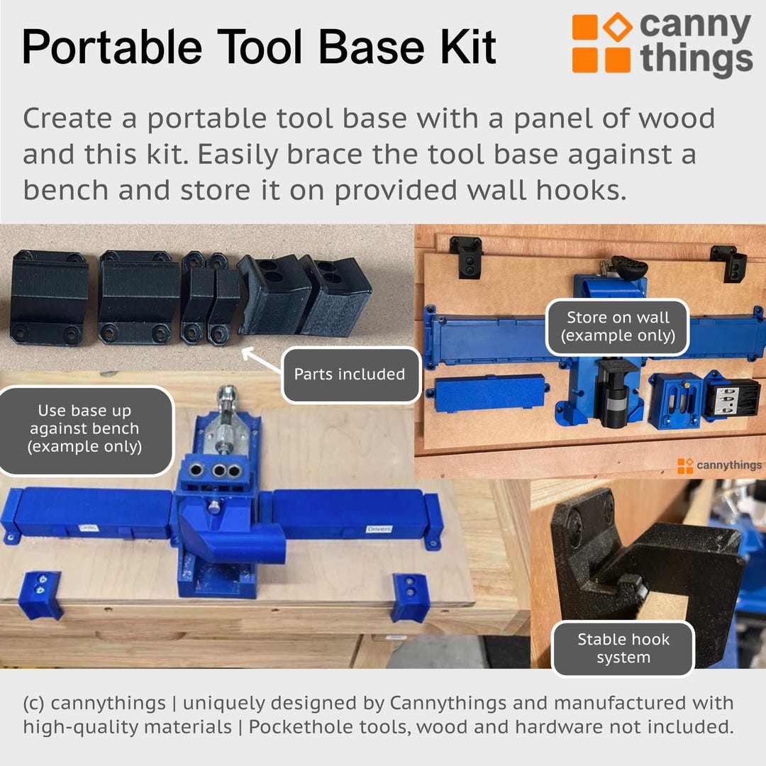 Portable Tool Base Kit - Wall Tool Storage - Etsy