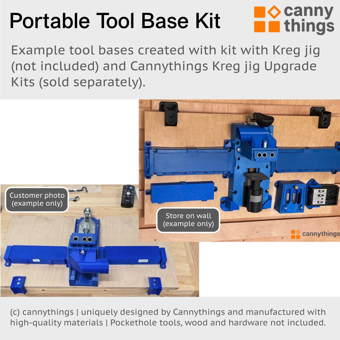 Portable Tool Base Kit - Wall Tool Storage - Etsy