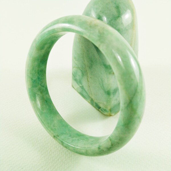 Jade Bangle - Etsy