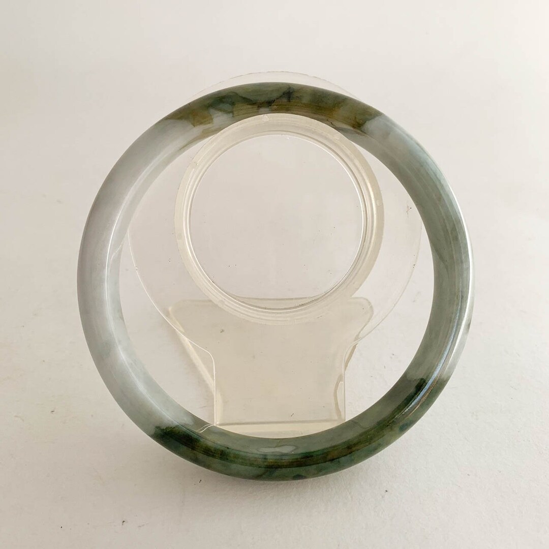 77.5 Mm Inner Very Rare Item Large Band Jade Bangle White - Etsy
