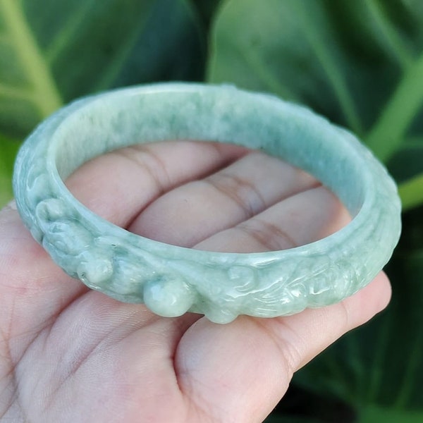 Carved Jade Dragon - Etsy
