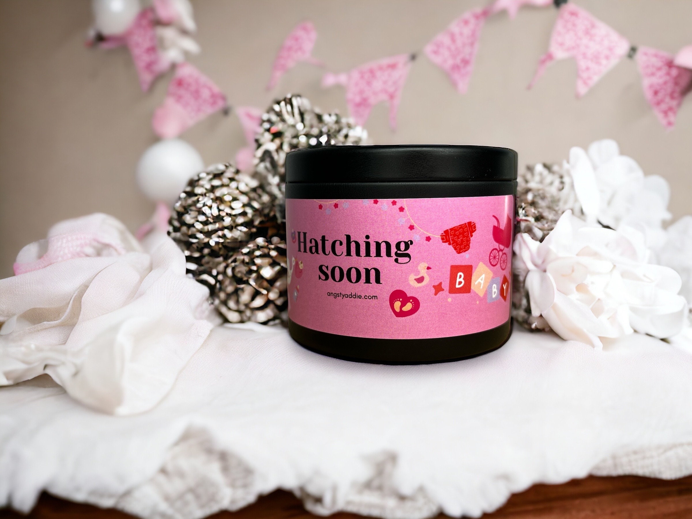 Hatching Soon Candle for Baby Shower Centerpieces and Favors - Etsy