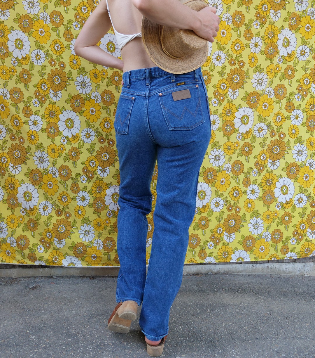 Vintage Wrangler Jeans UNISEX W30 L33 Men's Women's S M Dark Blue Denim ...