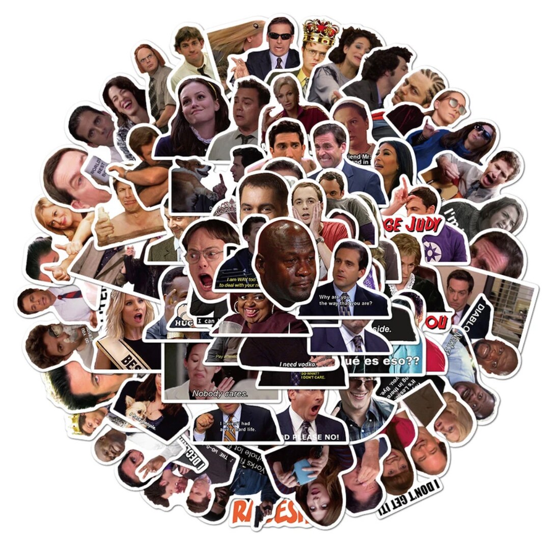 TV Show Meme Sticker Pack - Etsy