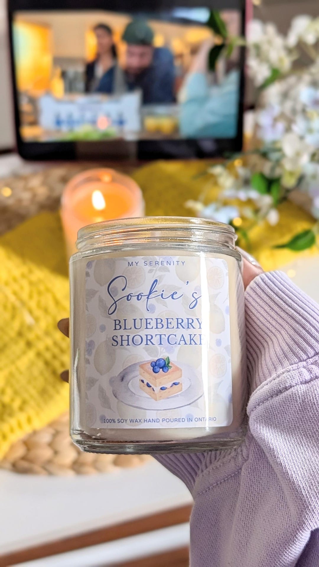 Sookie's Blueberry Shortcake, Gilmore Girls Inspired Candles & Wax Melts, Stars Hollow, Cozy ...