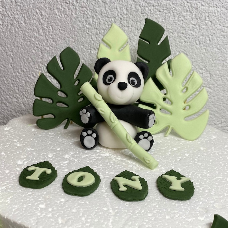 Panda Cake Topper - Etsy