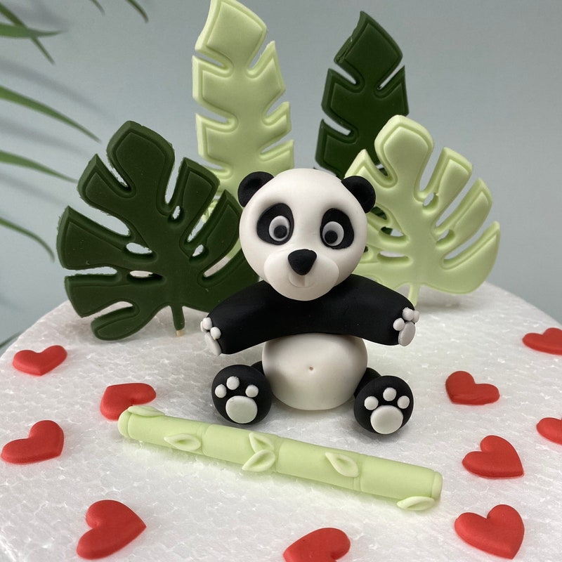 Panda Cake Topper - Etsy