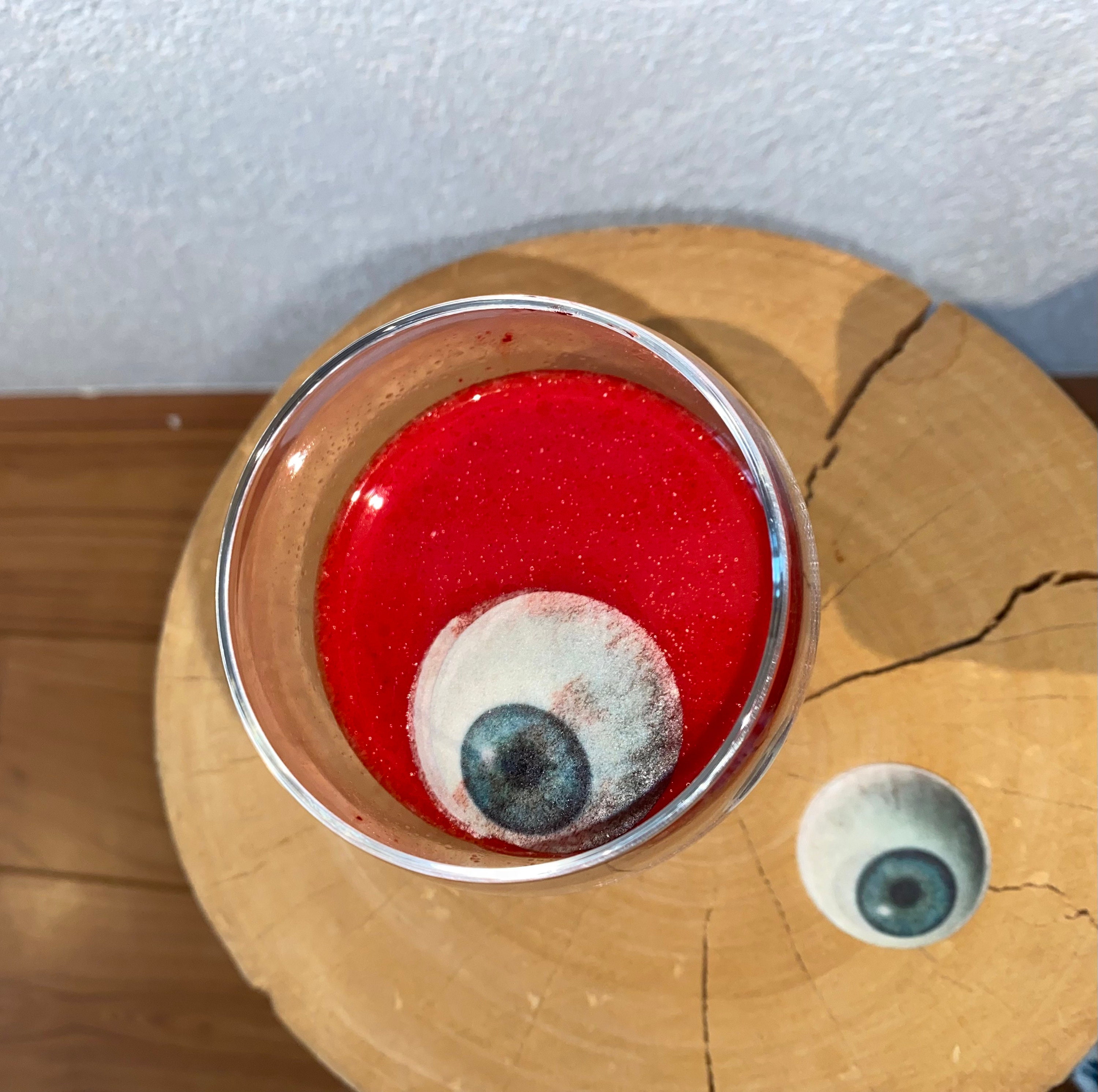 Edible Eyeball Drink Toppers - Precut Halloween Wafer Toppers - Etsy