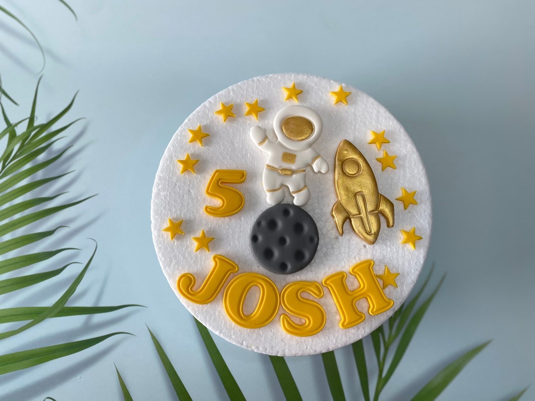 Space Theme Fondant Toppers - the Solar System Cake Topper- Edible ...