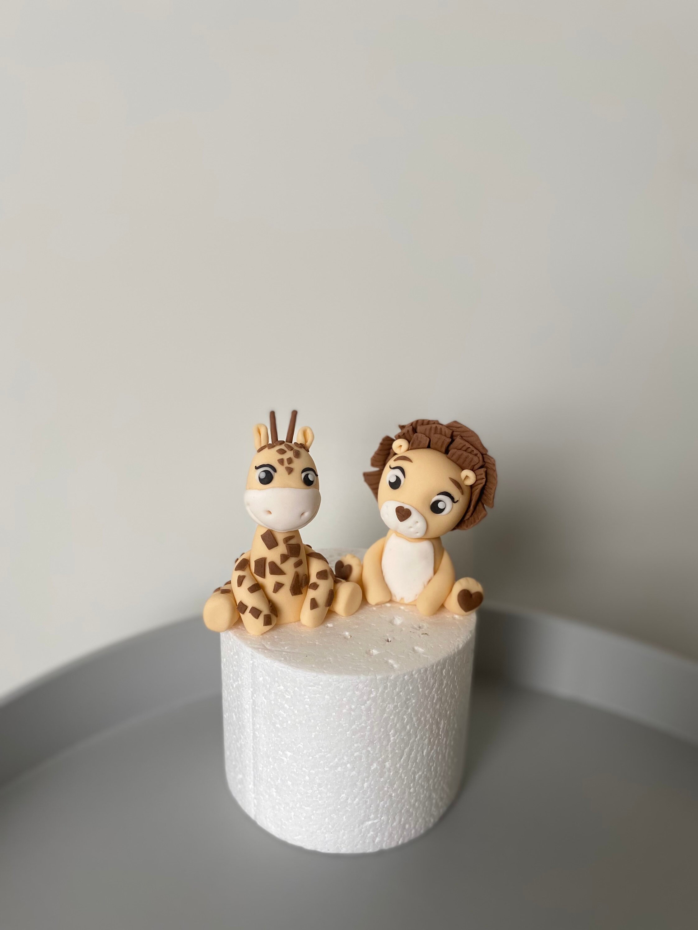 Fondant Safari Animals Jungle Animals Cake Decorations - Etsy