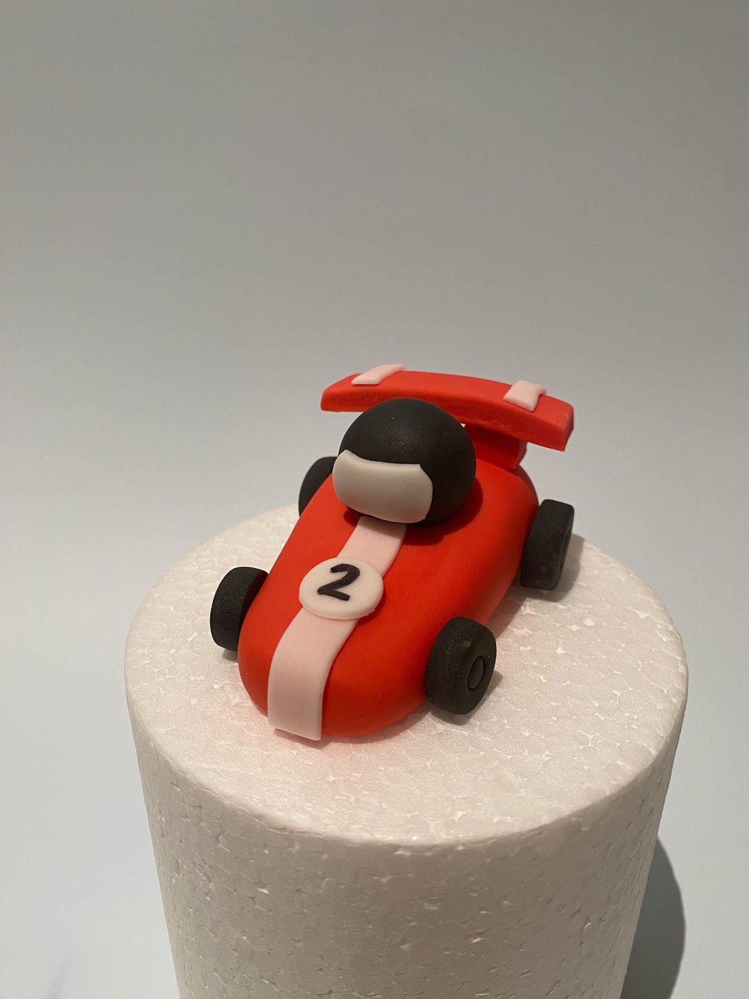 Car Cake Toppers fondant Racing Cars edible Racing Car Personalised ...