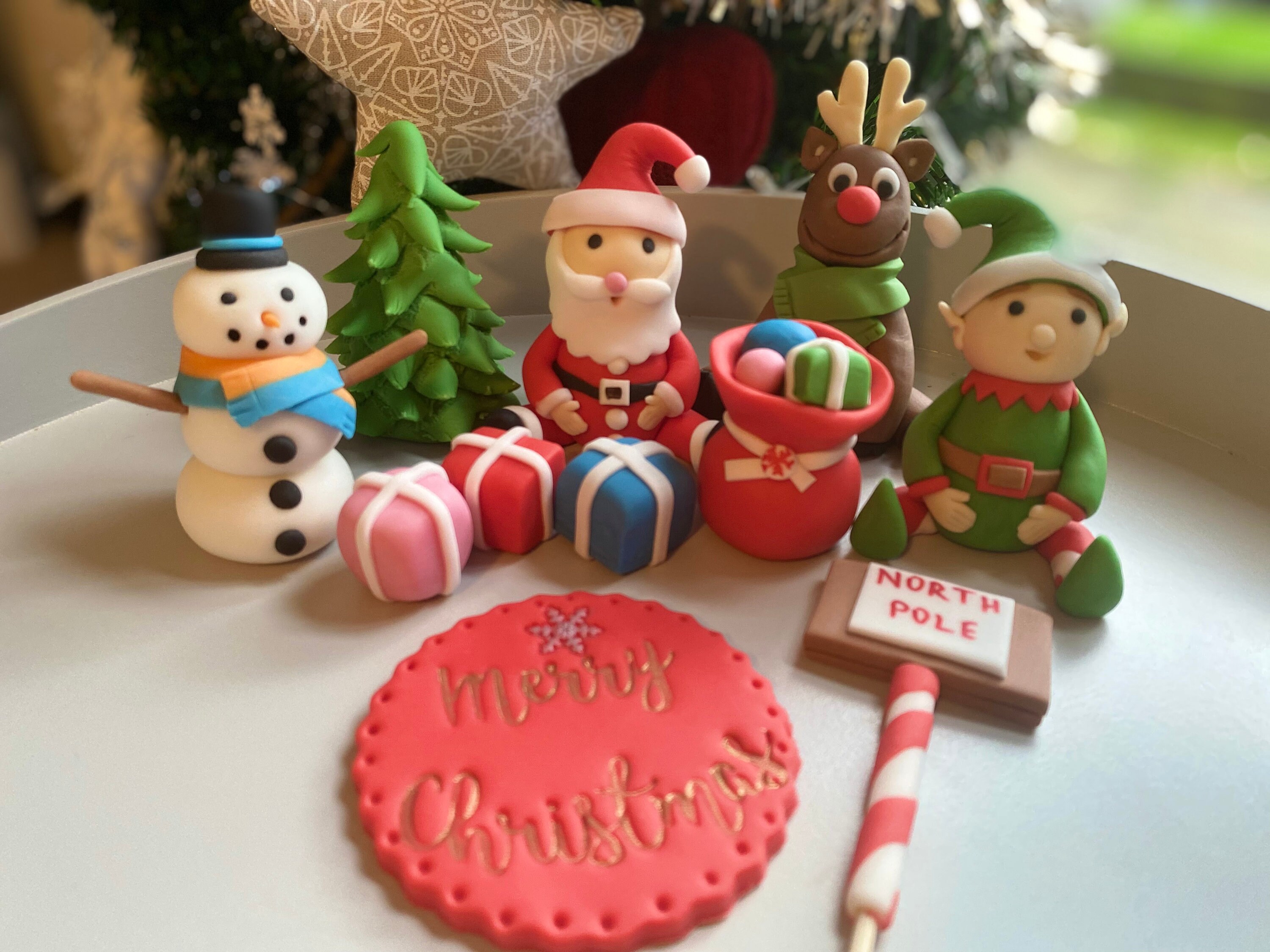 Christmas Fondant Decorations - Etsy