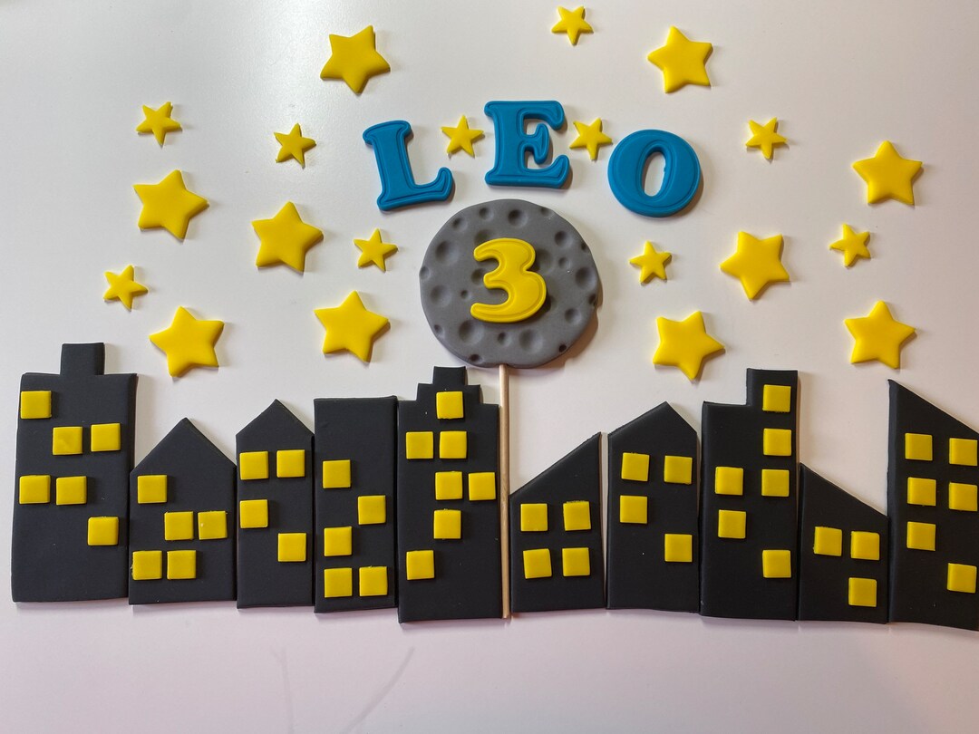 Edible Buildings -age - Name - Cake Toppers -fondant Buildings ...