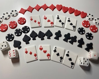 Poker Birthday Topper - Etsy