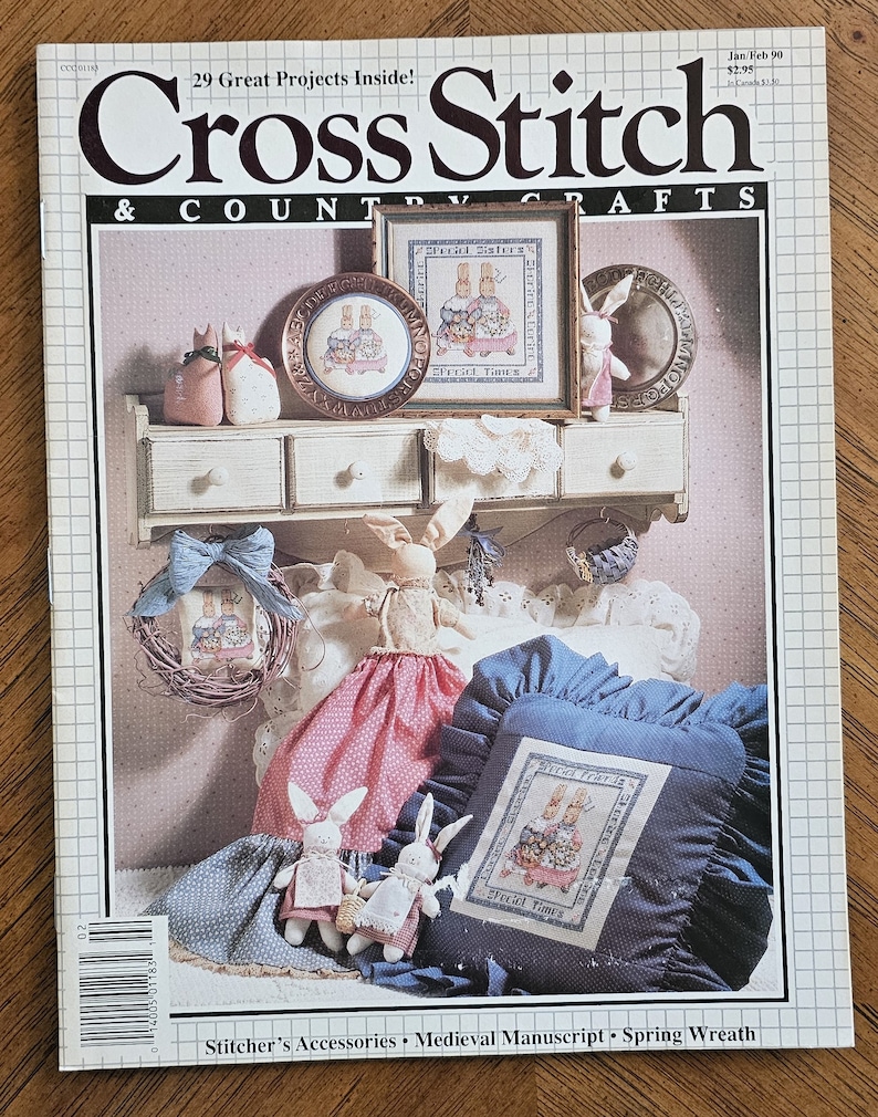 1990's Vintage Cross Stitch & Country Craft Magazine - You Pick Issue ...