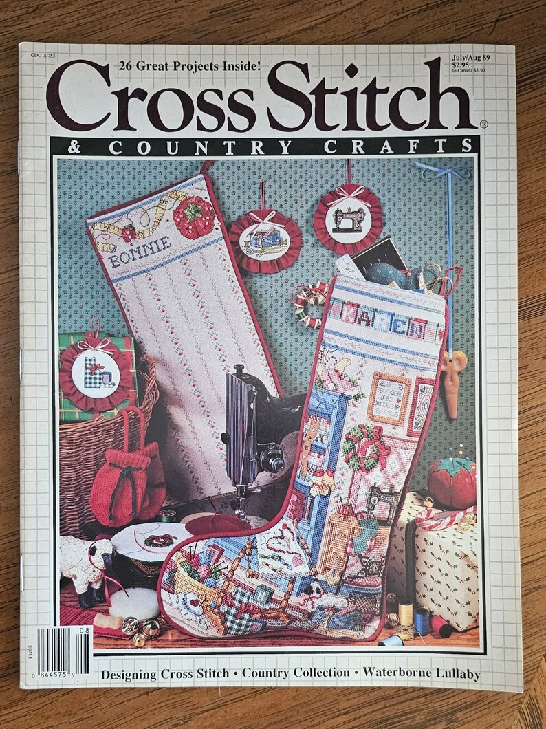 1980's - 1990's Vintage Cross Stitch & Country Craft Magazine - You ...