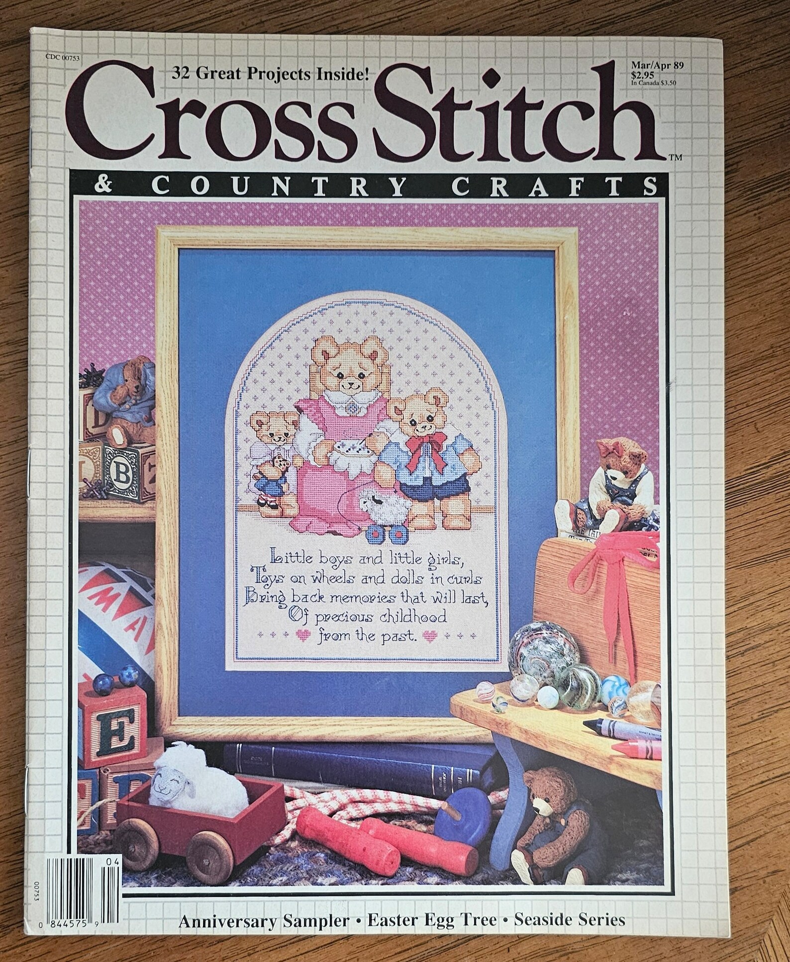 1980's - 1990's Vintage Cross Stitch & Country Craft Magazine - You ...