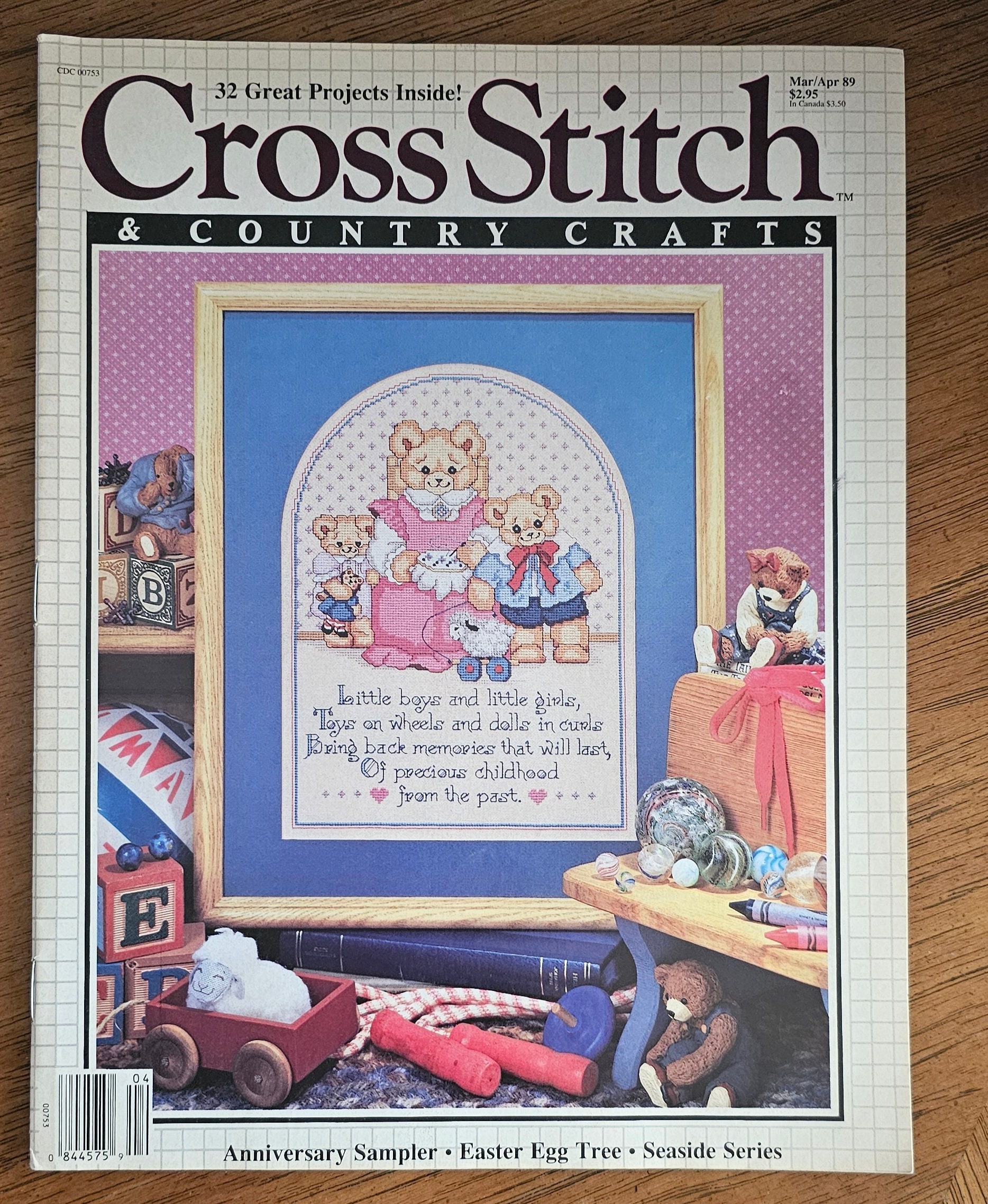 1980's - 1990's Vintage Cross Stitch & Country Craft Magazine - You ...