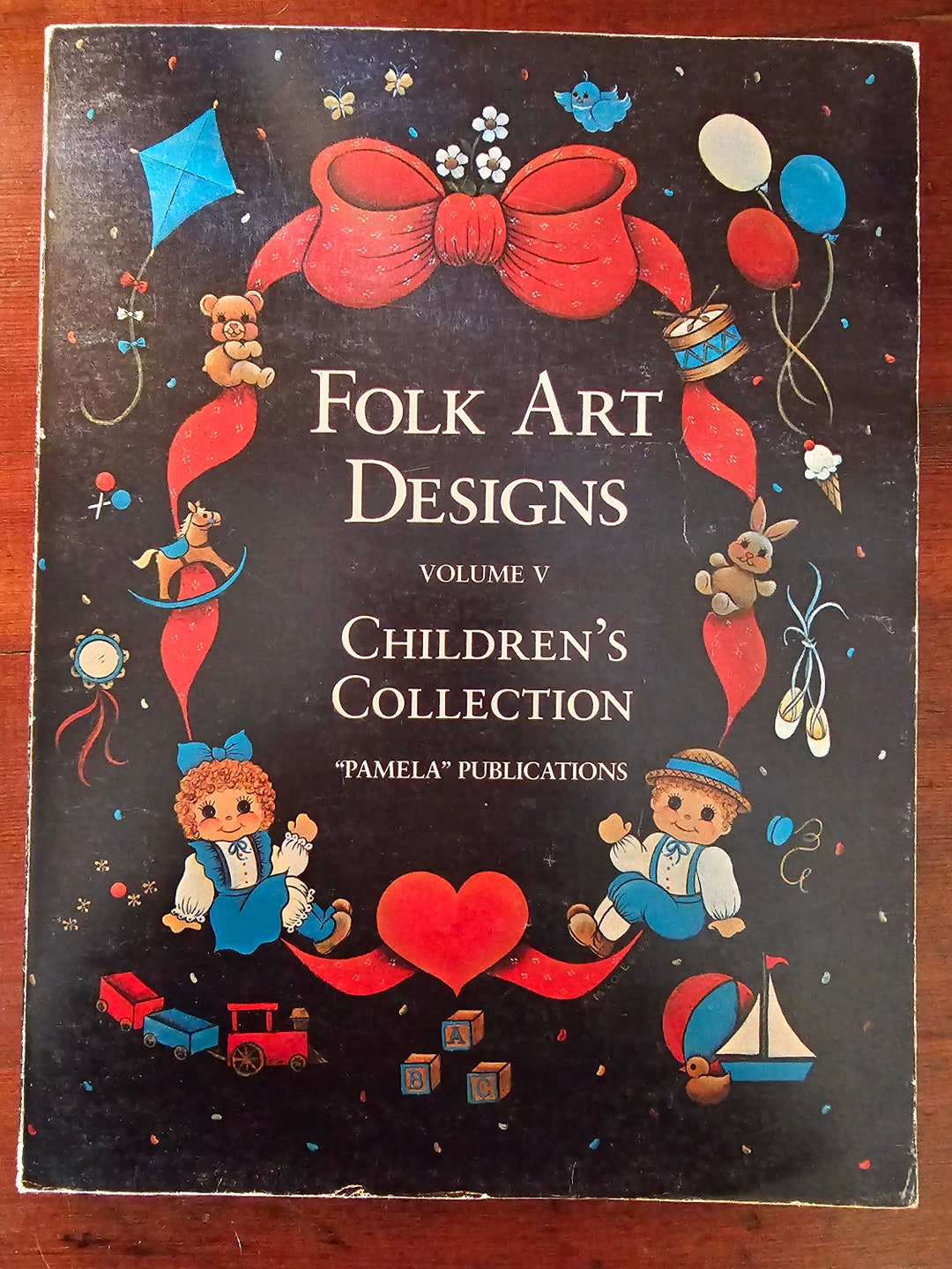 Vintage Folk Art Designs Volume 5 Childrens Collection Pamela ...