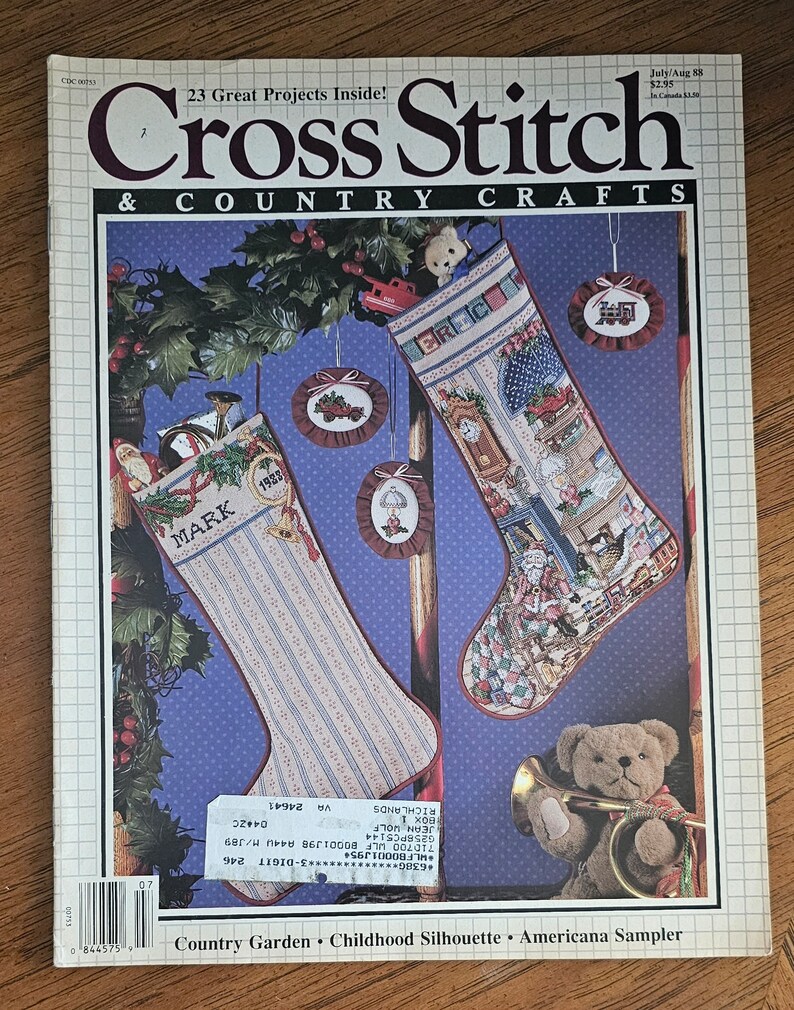1980's - 1990's Vintage Cross Stitch & Country Craft Magazine - You ...