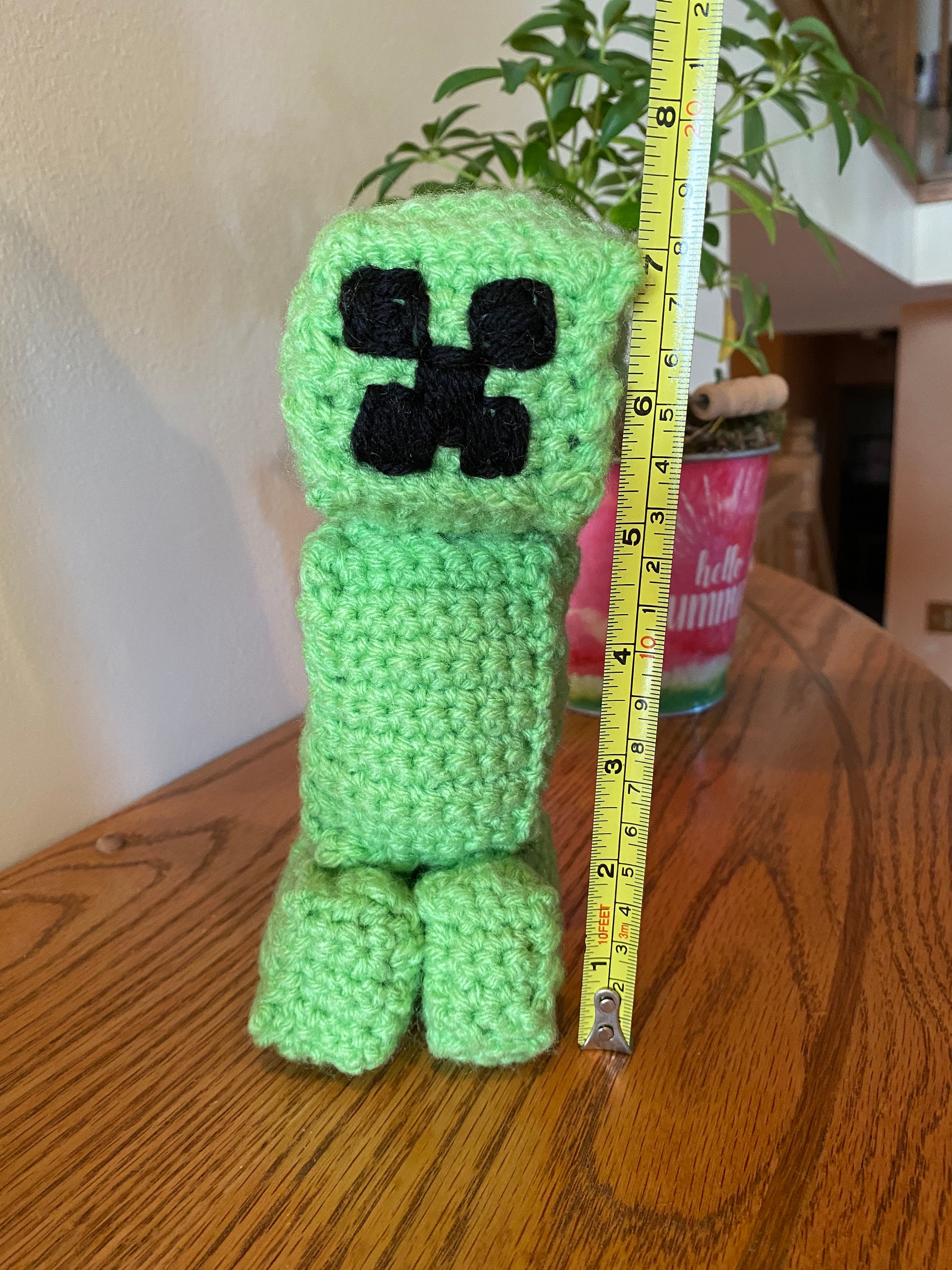 Plush Creeper Crocheted Cute Minecraft Character - Etsy