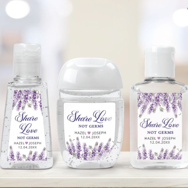 Wedding Sanitizer - Etsy