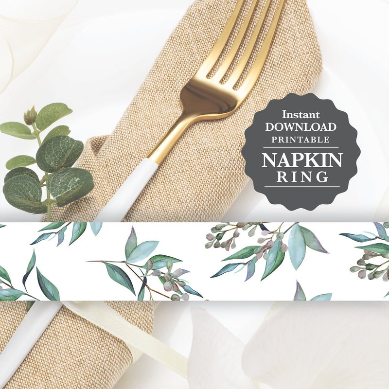 Paper Napkin Rings - Etsy