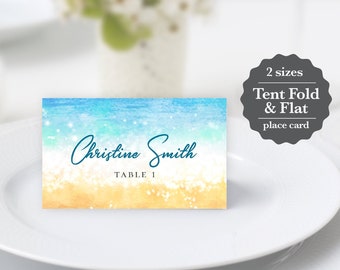 Beach Themed Place Cards - Etsy