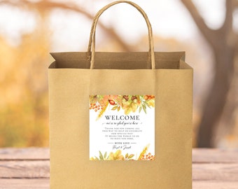 Printable OR Printed Rustic Flower Wedding Stickers Kraft - Etsy