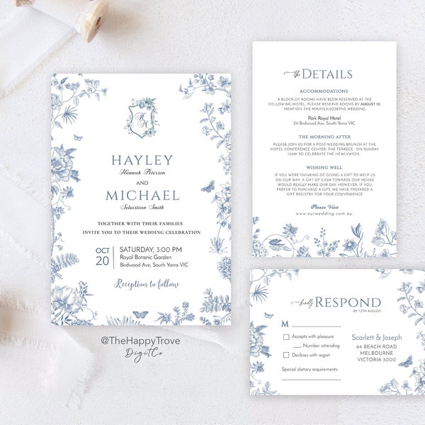 Regency Invite - Etsy