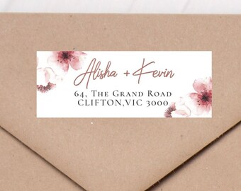 Cherry Blossom Address Label - Etsy