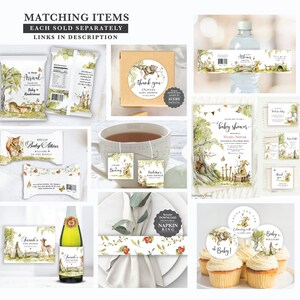 VEDIA Magical Forest Chip Bag Label, Woodland Animals, Snacks Treat ...