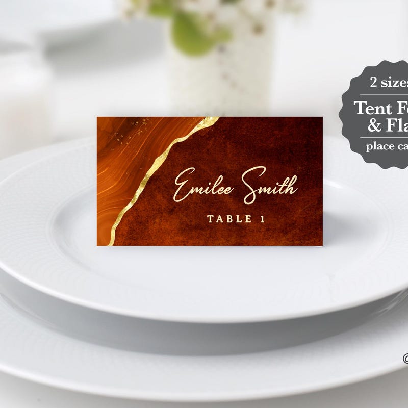 Autumn Place Cards - Etsy