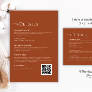 AMBER Fall in Love, Wedding Invitation Set, Editable Instant Download ...