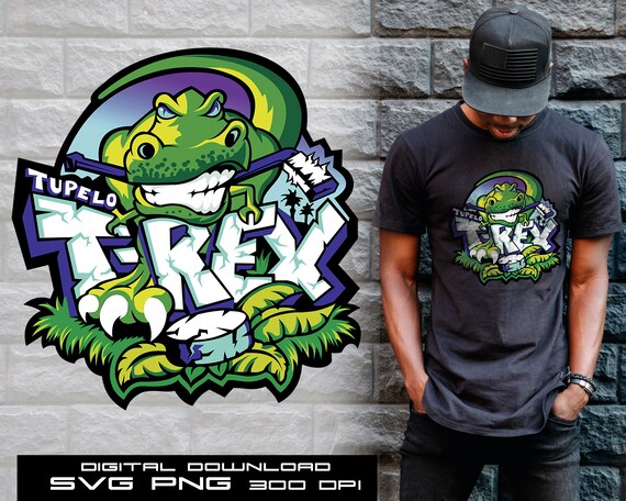 T-rex PNG SVG Sublimation Design Download DTG Printing - Etsy