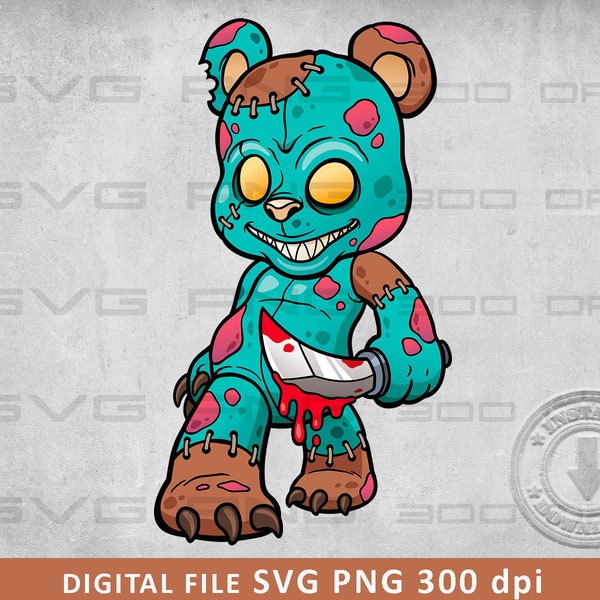 Zombie Bear - Etsy