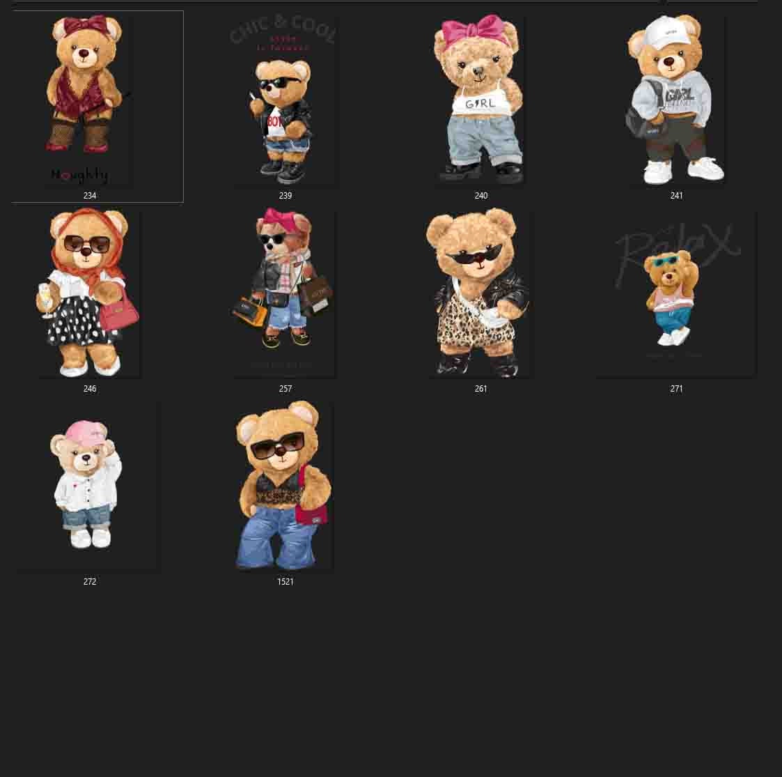 Teddy Bear Girl Clipart: 42 PNG SVG Images (digital Download) - Etsy